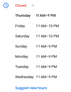 How to find out the open days and hours of a business on Google Maps ...